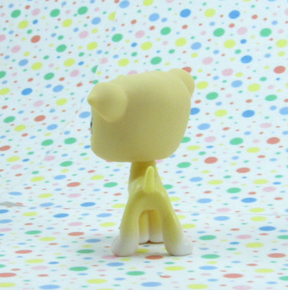 *6/19*SOLD~ Littlest Pet Shop #875 Yellow Greyhound Whippet Dog ~ LPS