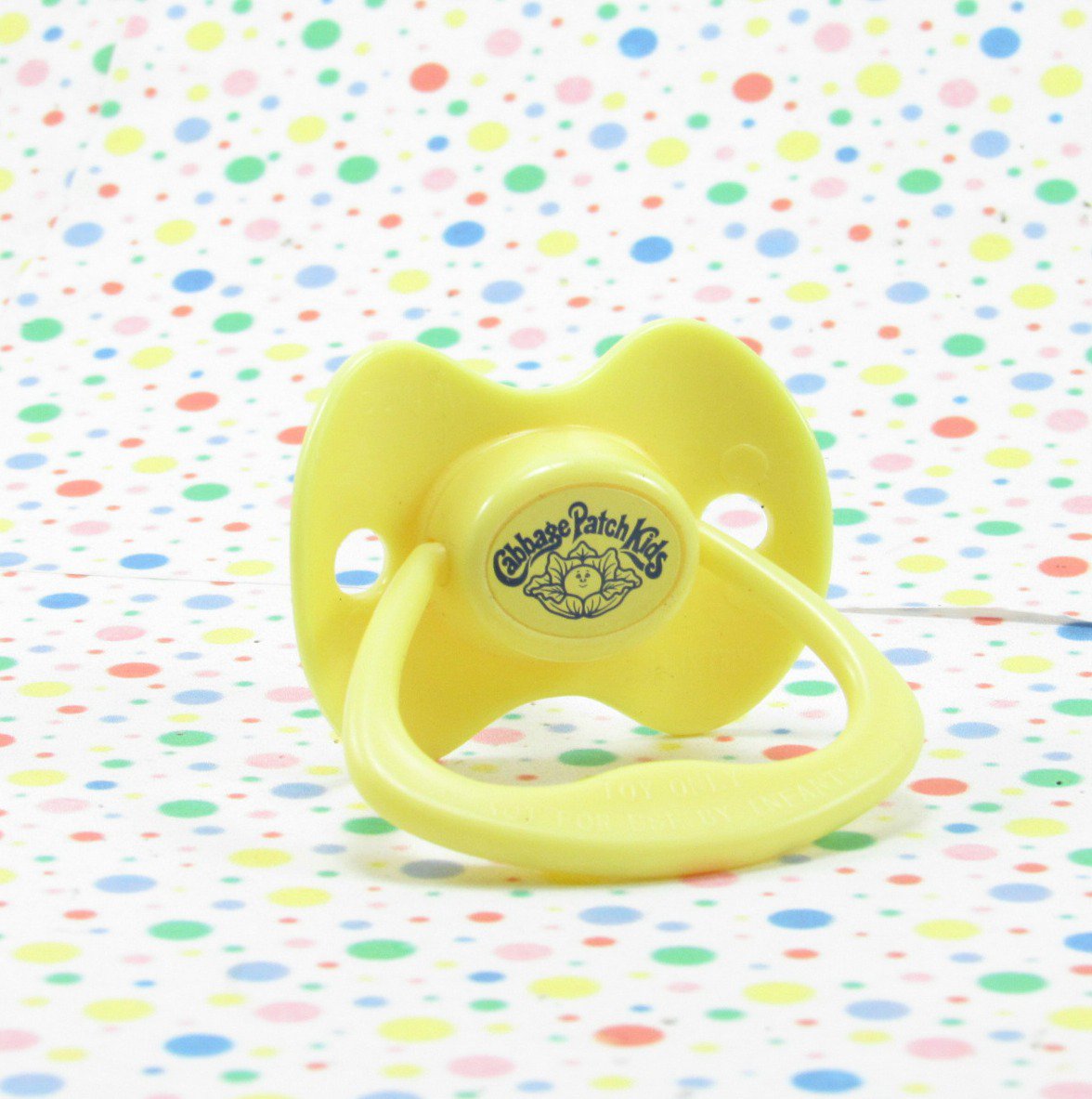 *8/17*SOLD~Cabbage Patch Kids Babies CPK Baby Doll Pacifier Yellow