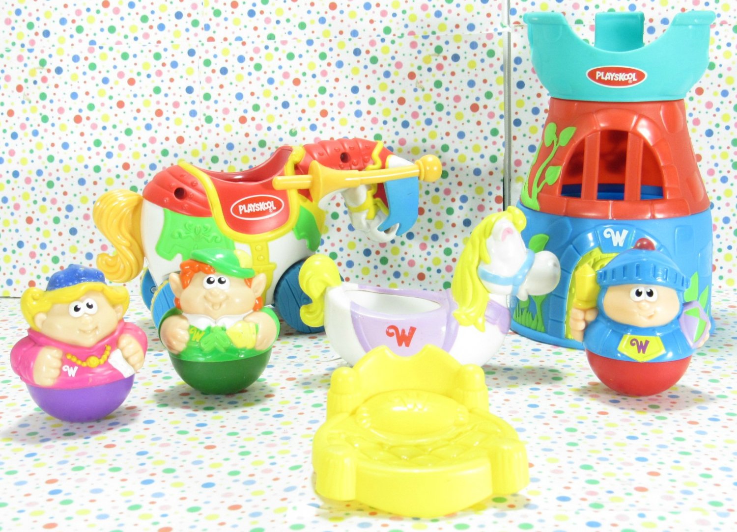 *12/21*SOLD~Playskool Weebles Weebalot Castle Ogre's Adventure Playset