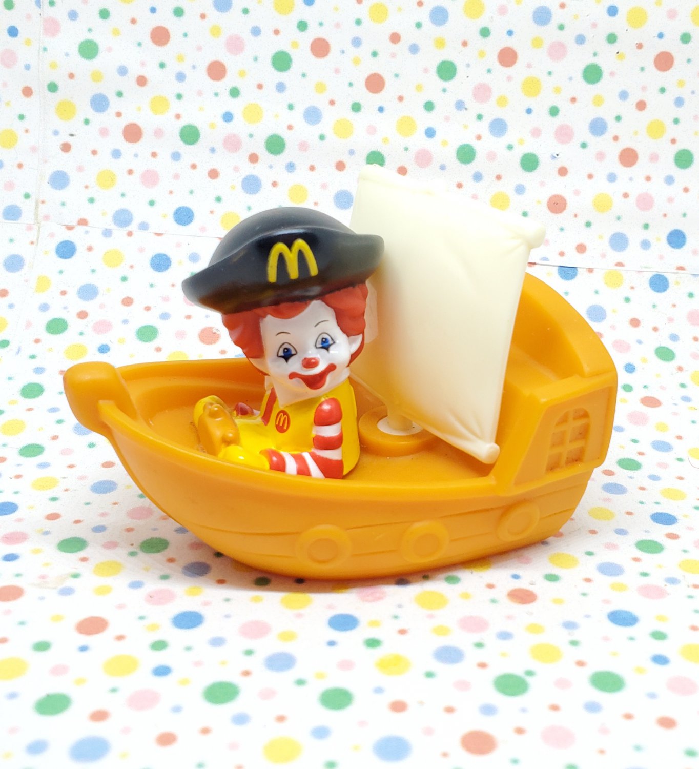 McDonald's Ronald McDonald Pirate Ship Float Ronald Under 3 Happy Meal Toy