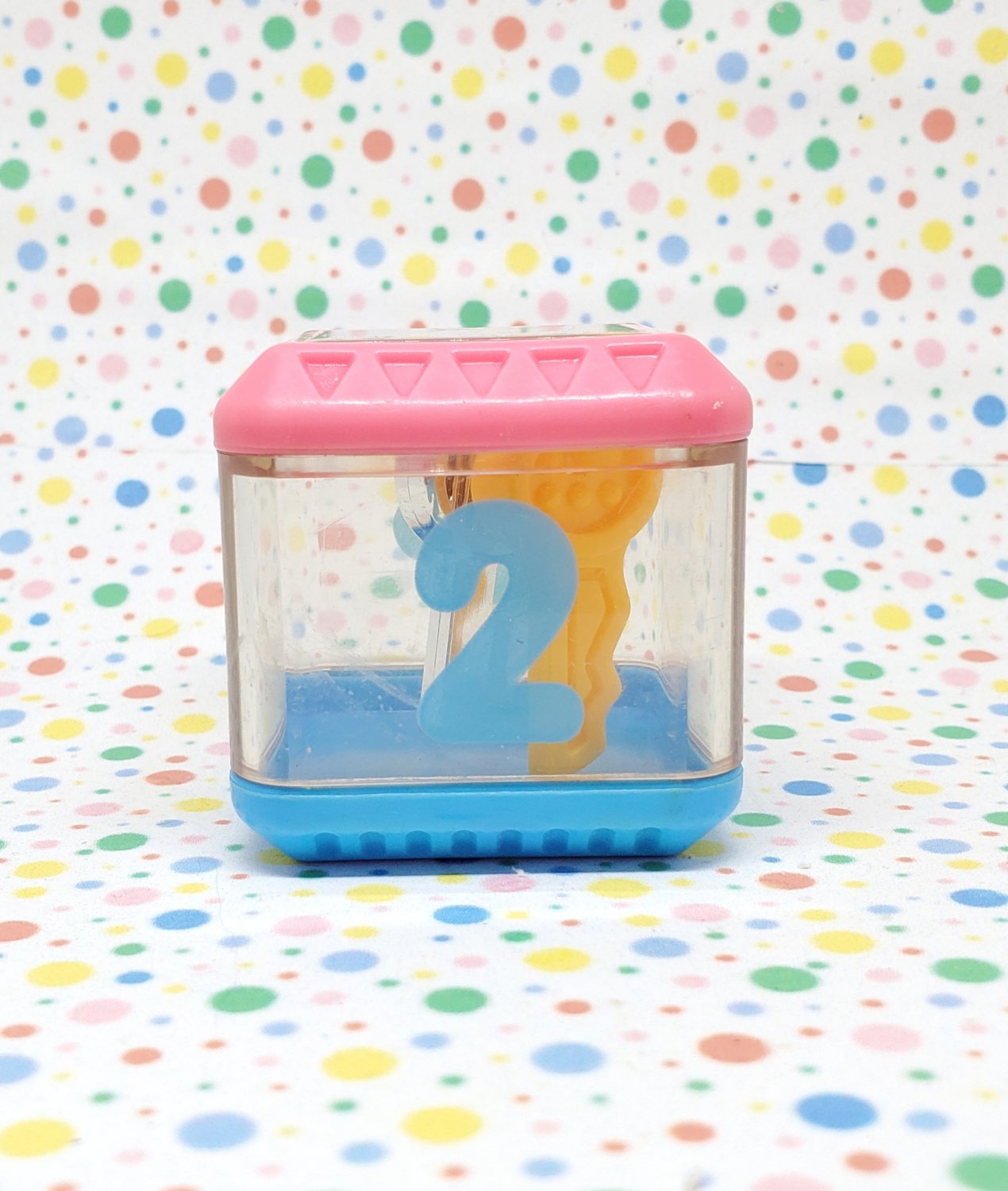 Fisher Price Peek a Blocks Numbers 2 Block