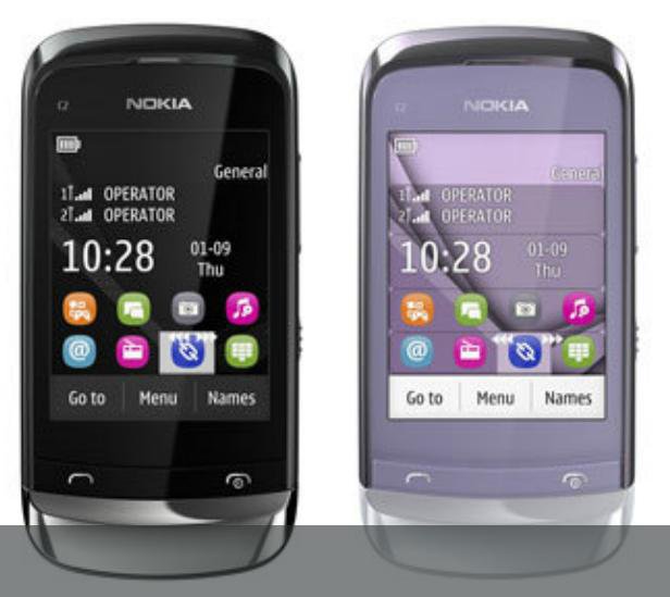 Nokia Unlocked C2-06 Double SIM touch Cell Phone