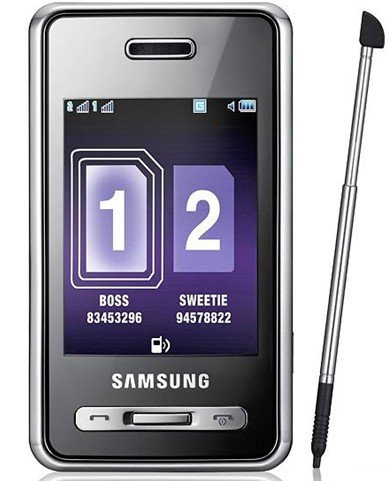 SAMSUNG UNLOCKED D980 DUOS TOUCH DUAL SIM CARD CELL PHONE
