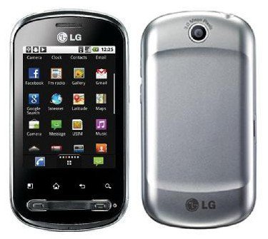 LG OPTIMUS ME P350 WIFI ANDROID GSM QUADBAND JAVA CELL PHONE