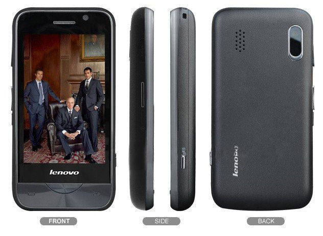 Unlocked Lenovo P650WG Dual-SIM Dual Standby 3MP 3G Smartphone----Black