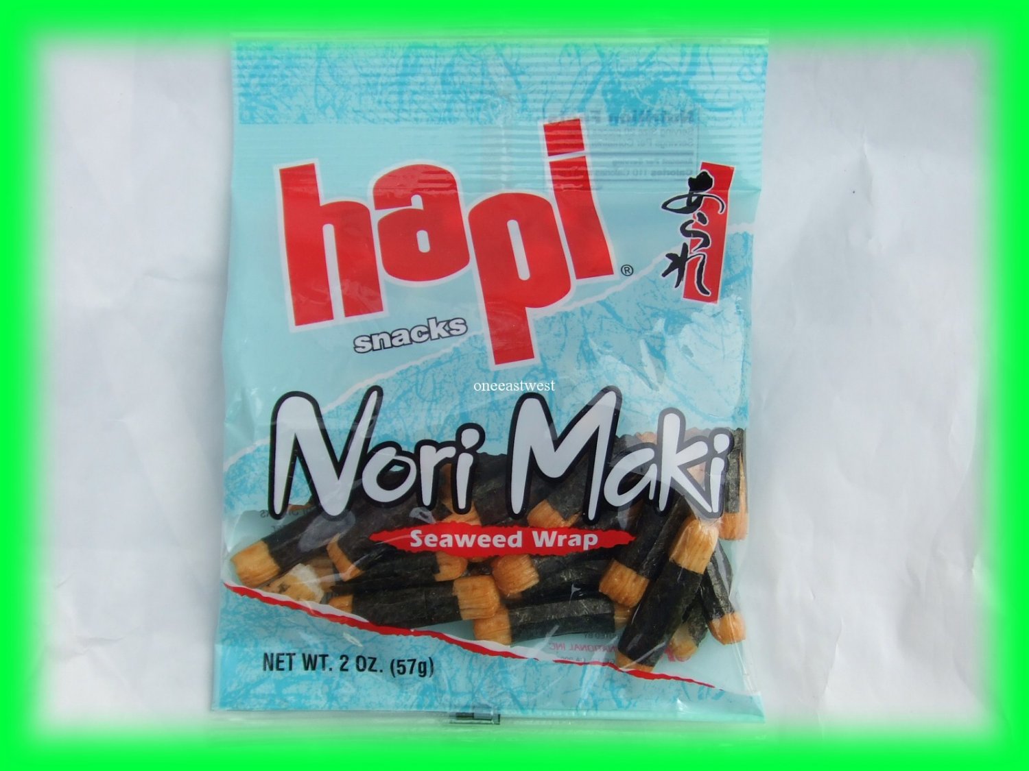 HAPI NORI MAKI SEAWEED WRAP ASIAN SNACK - USA SELLER