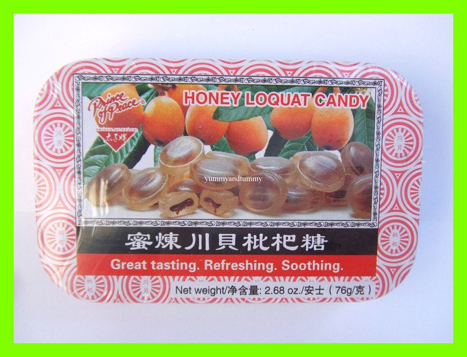 MINTY HERBAL HONEY LOQUAT CANDY SOOTHING - USA SELLER