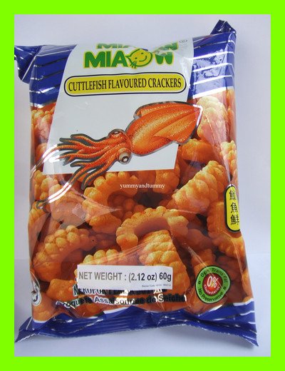 CUTTLE FISH FLAVORED CRACKERS SNACK - USA SELLER