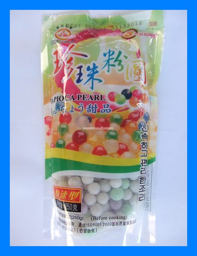 COLORFUL TAPIOCA PEARLS READY IN 5 MINUTES - USA SELLER