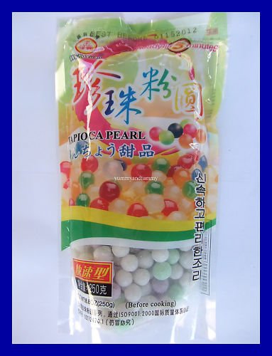 COLORFUL TAPIOCA PEARLS READY IN 5 MINUTES - USA SELLER