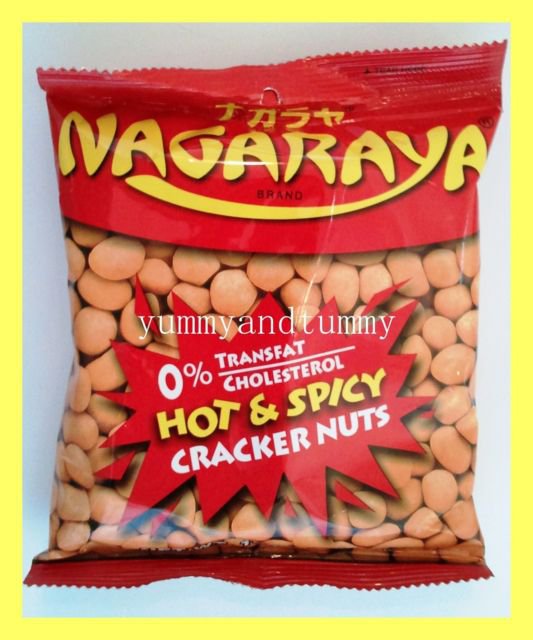 Nagaraya Cracker Nuts Hot & Spicy Flavor Snack, No Transfat or Cholesterol