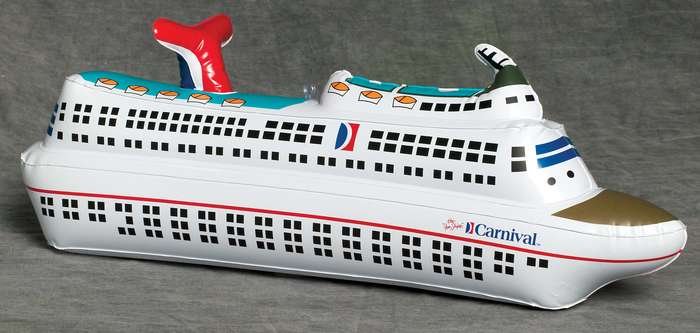 Carnival Cruise Lines Inflatable Cruise Ship 22inches long
