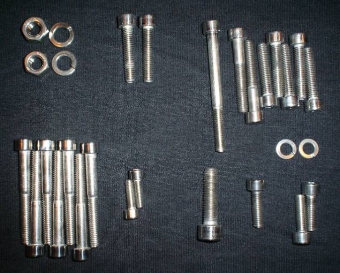 YAMAHA PW50 QT50 PW QT 50 STAINLESS BOLT KIT