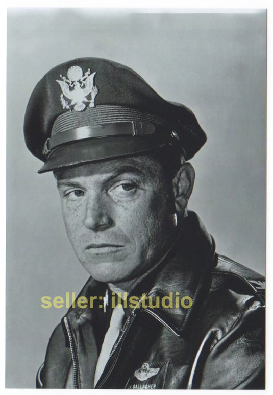 PAUL BURKE- Col. Gallagher 12 O'clock High RARE 4x6 PHOTO in MINT ...