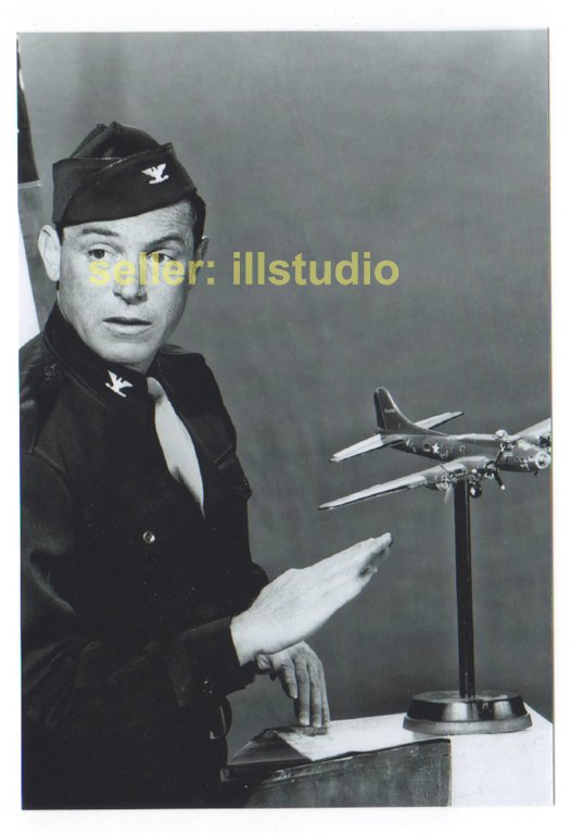 PAUL BURKE as Col. Gallagher 12 O'clock High RARE 4x6 PHOTO MINT ...