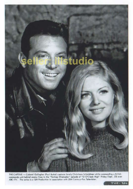 PAUL BURKE as Col. Gallagher 12 O'clock High RARE 4x6 PHOTO MINT ...
