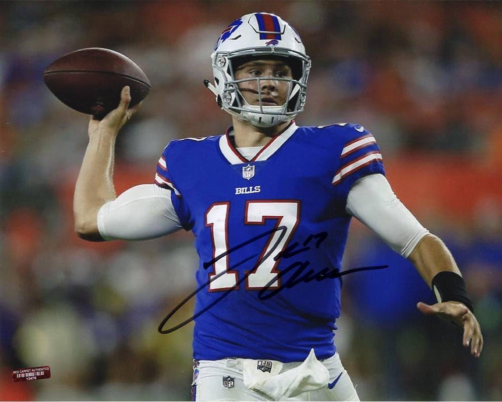 Josh Allen Buffalo Bills Autographed 8x10 Photograph
