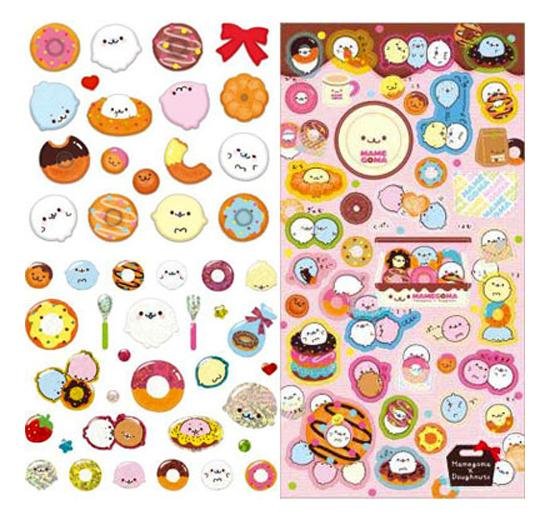 San-X Mamegoma Manmaru Series Sticker Set - #307