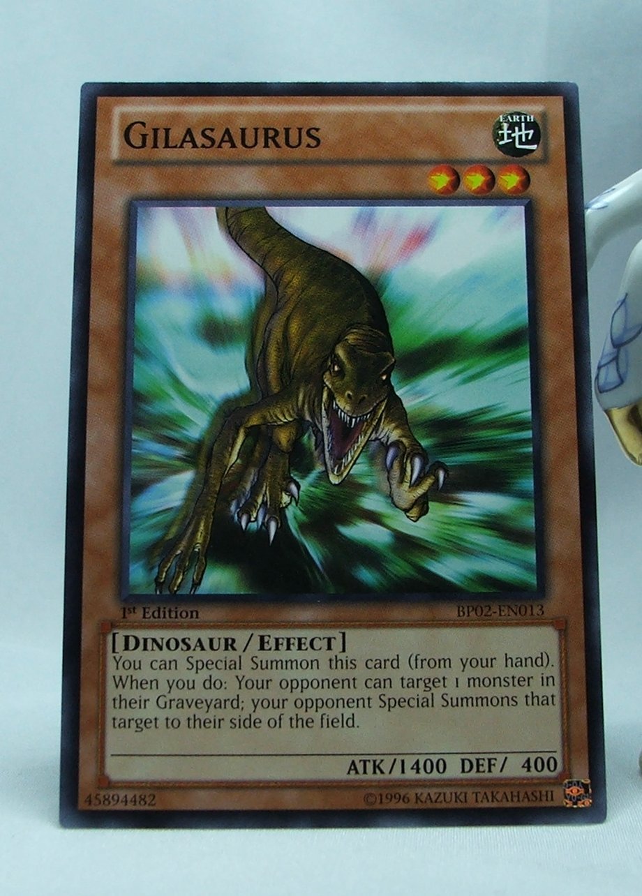YuGiOh Battle Pack 2 War of the Giants First Edition BP02-EN013 Gilasaurus