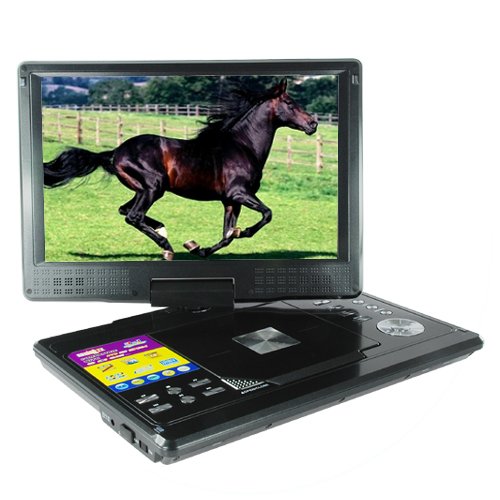 Portable Multimedia TV/DVD Player with 12 Inch Widescreen