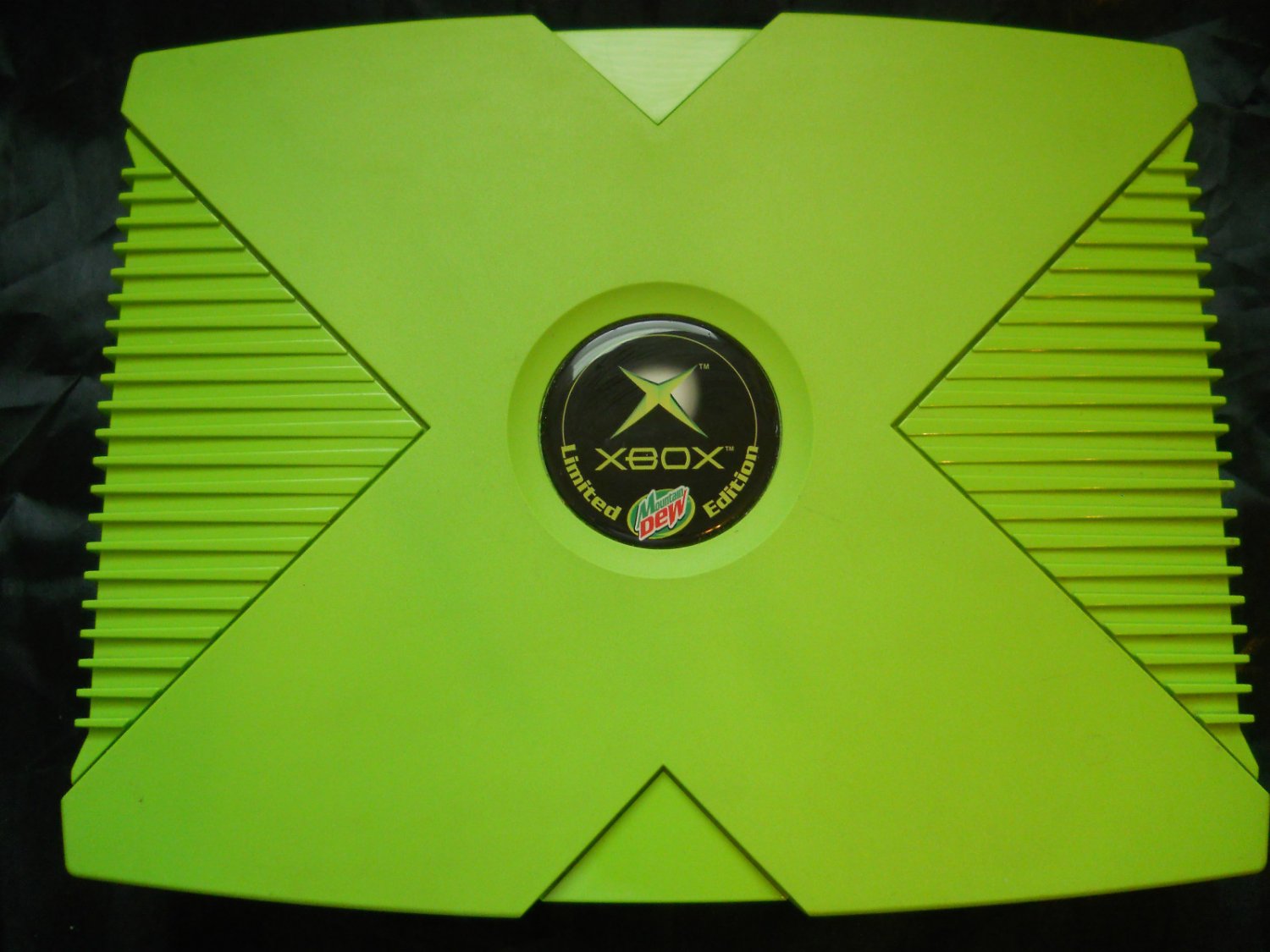 Original Xbox Rare Limited Mountain Dew Edition system complete XBMC