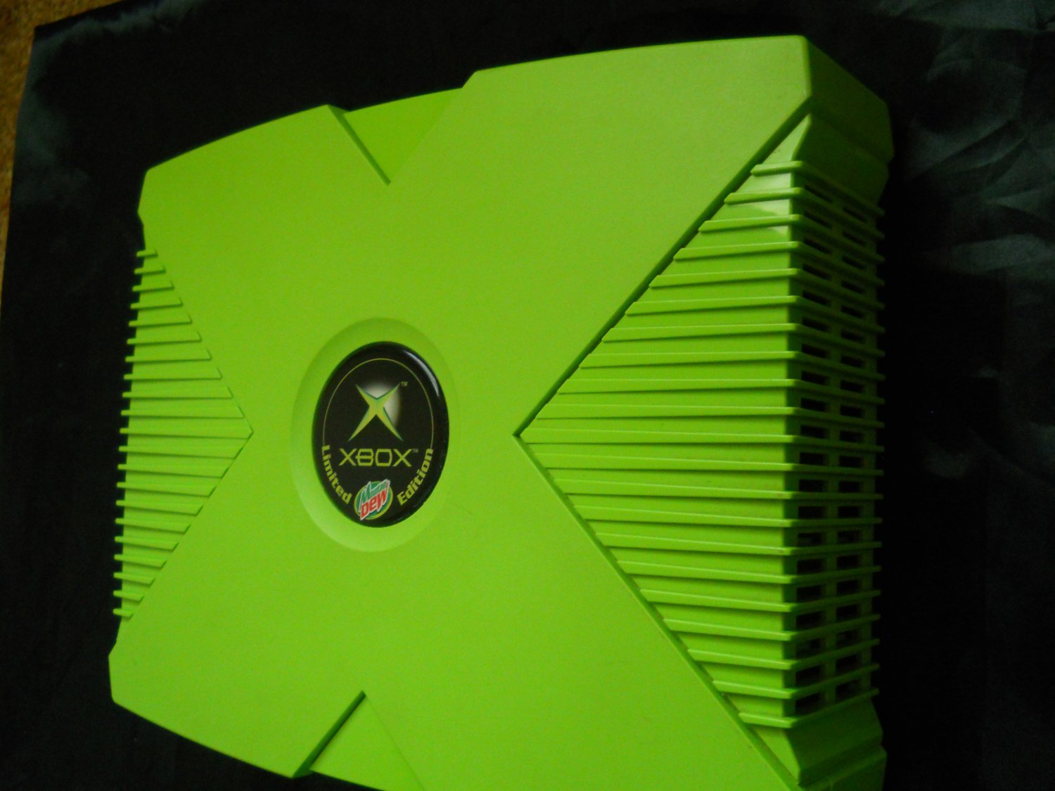 Original Xbox Rare Limited Mountain Dew Edition system complete XBMC