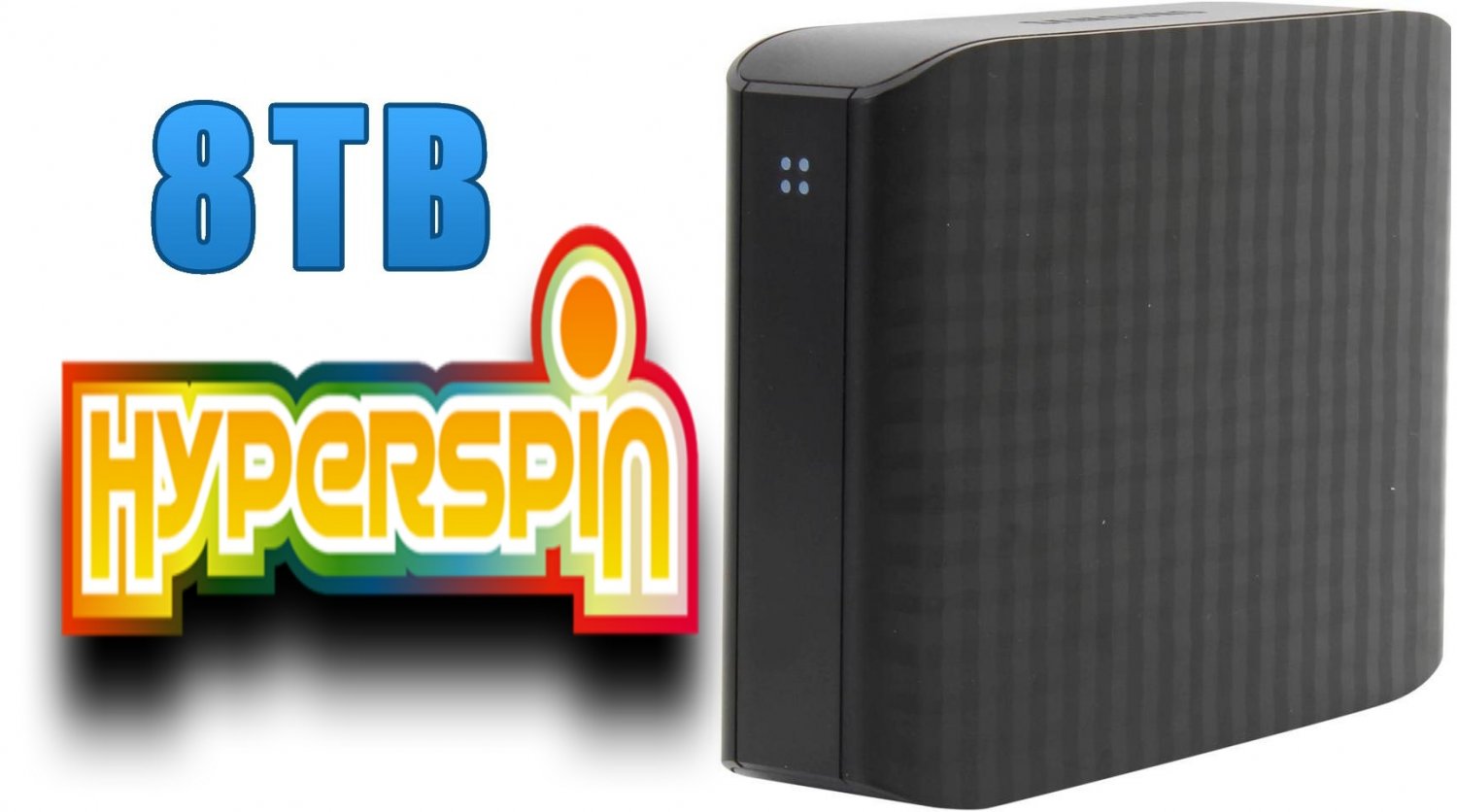 8tb Hard Drive - Hyperspin Launchbox Batocera Games Collection