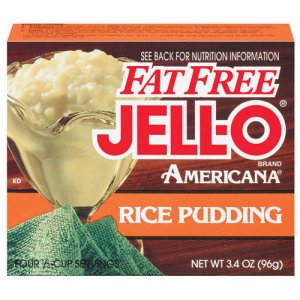 Jell-o Jello Americana Rice Fat Free Pudding, 3.4 Oz