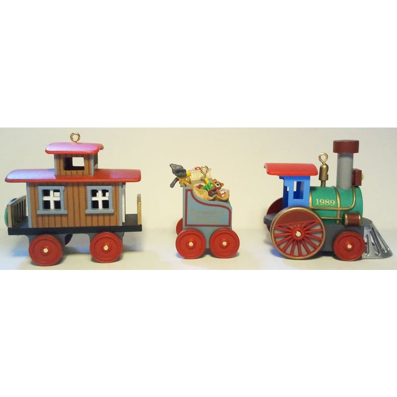 Hallmark Christmas Ornament Express Train Set Special Edition 1989 ...