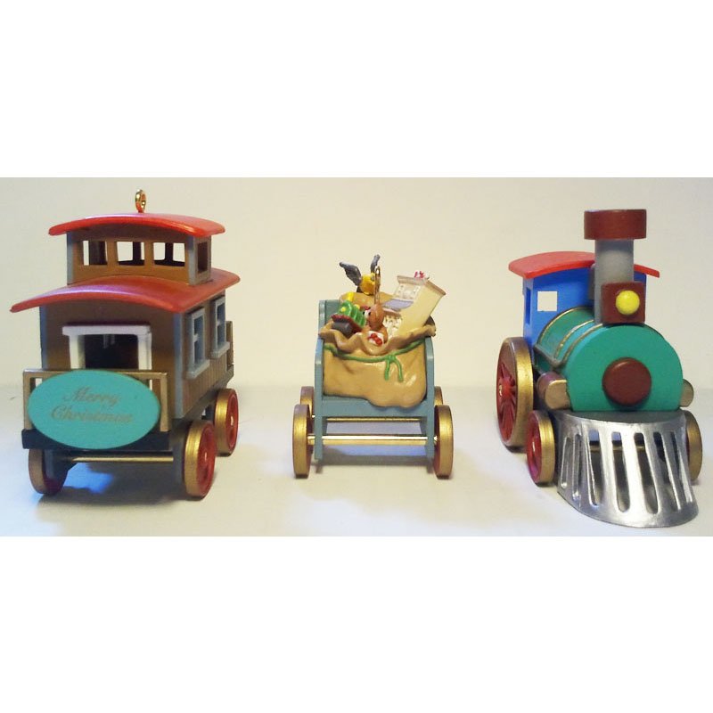 Hallmark Christmas Ornament Express Train Set Special Edition 1989 ...
