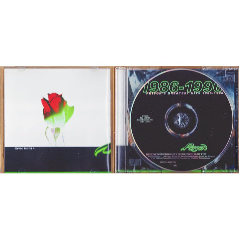 Poison CD Greatest Hits 1986-1996 Club Edition 80s & 90s Glam Rock ...