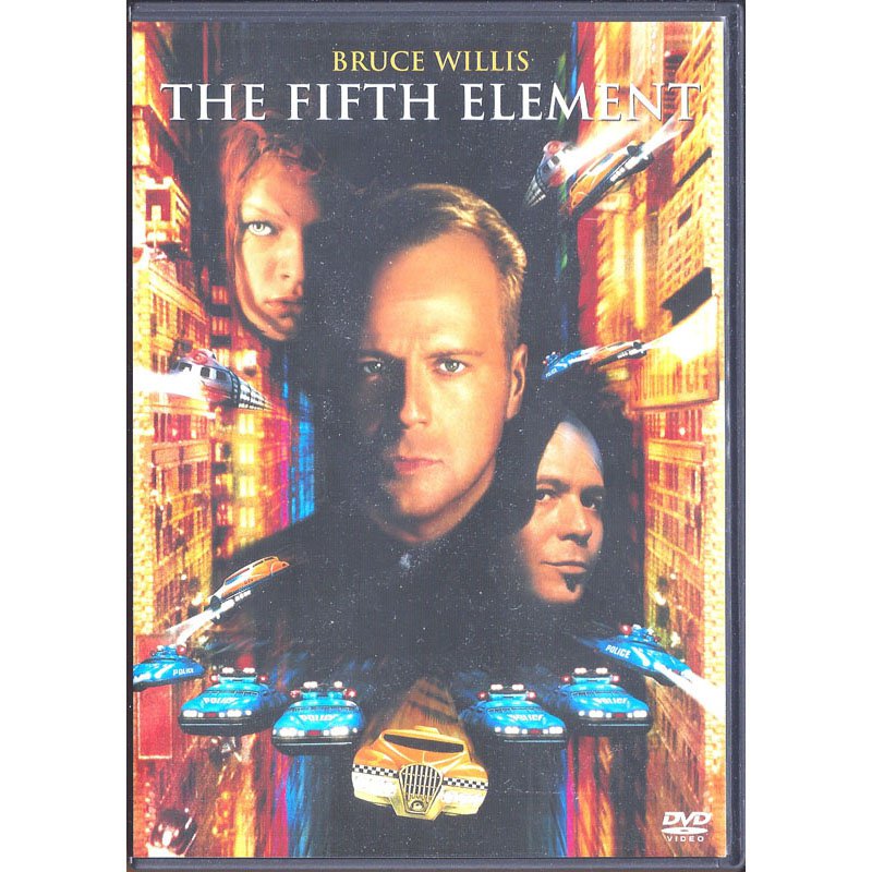The Fifth Element DVD Bruce Willis Milla Jovovich Gary Oldman Ian Holm ...