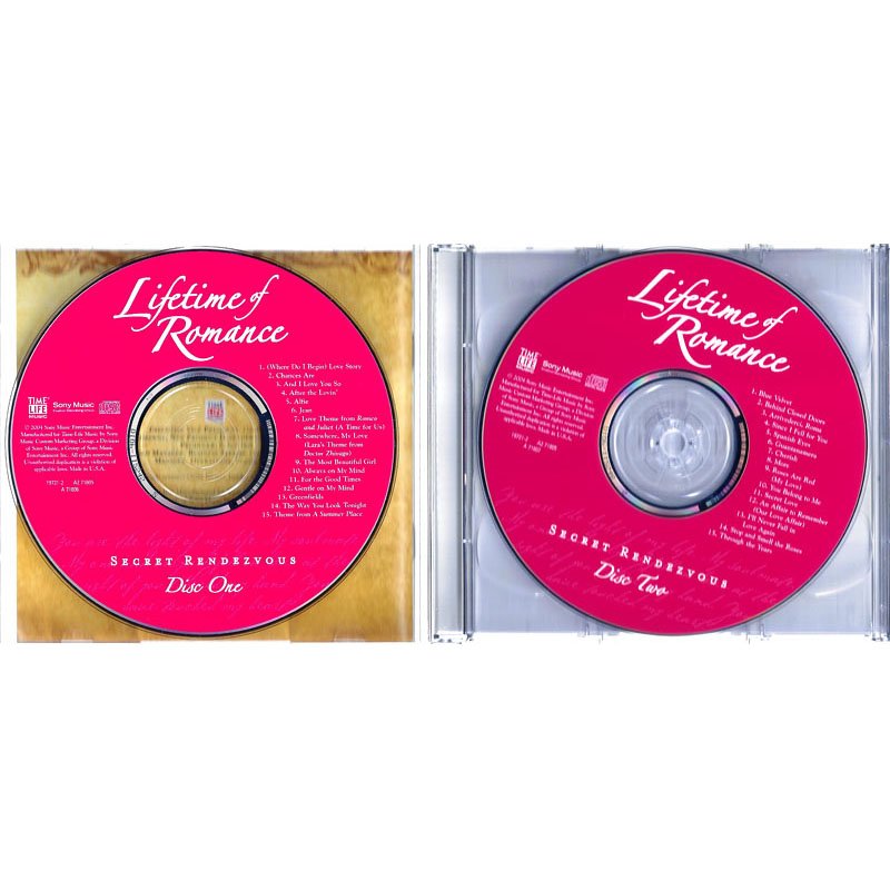 Secret Rendezvous 2-CD Compilation Lifetime of Romance 2004 Romantic ...