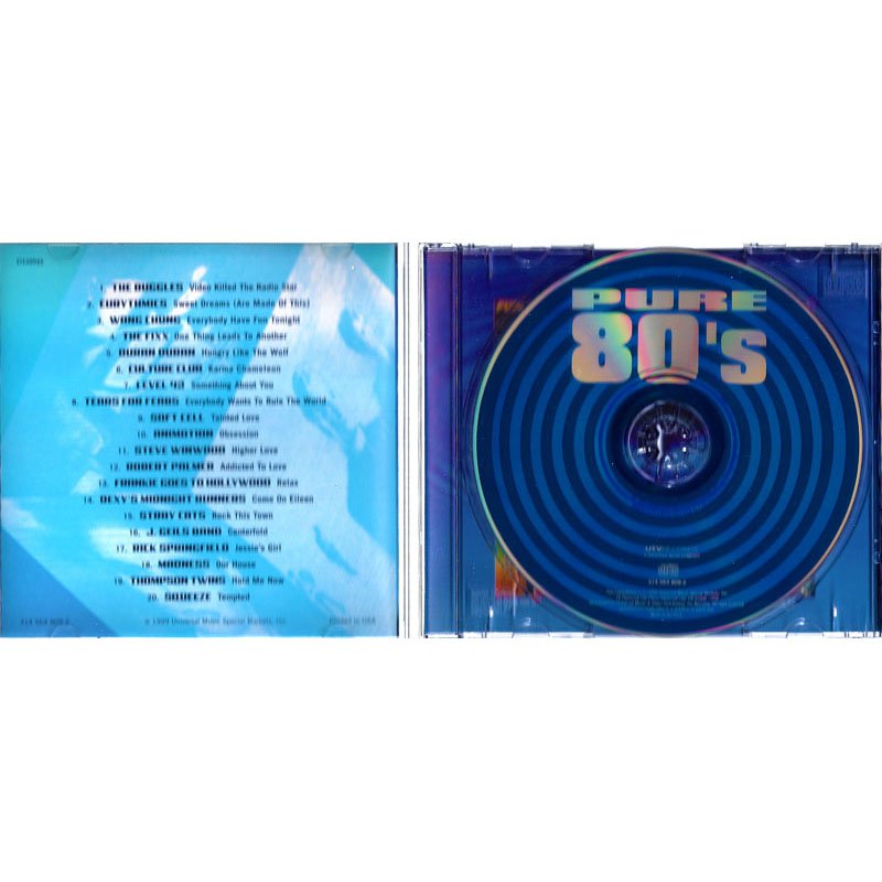 Pure 80's CD 1999 Decade of Excess Various Artists Club Exclusive ...