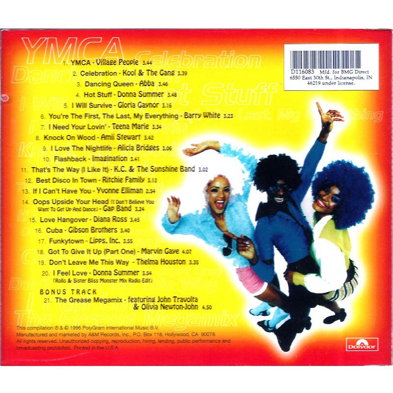 Pure Disco CD 1996 Various Artists Club Exclusive Compilation