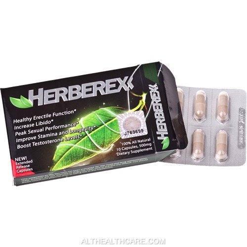 Herberex Herbal Male Sexual Enhancement, 10 Capsules by Alternative ...