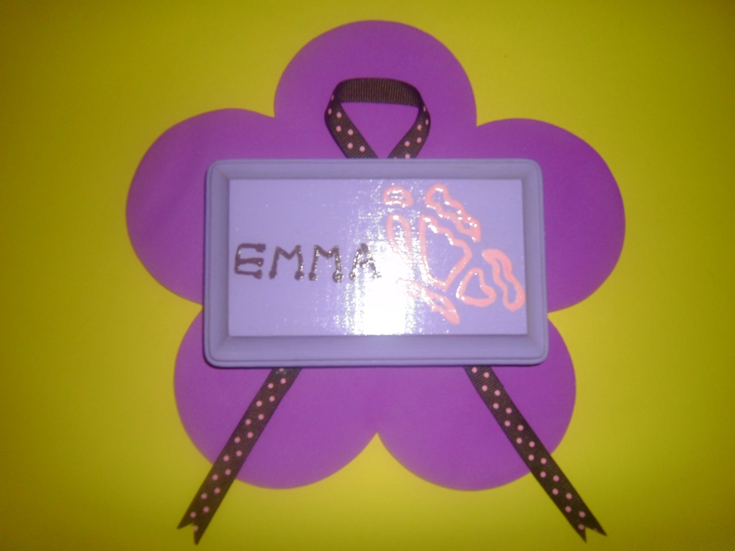 Lt Purple "Emma" Butterfly Wall Plaque