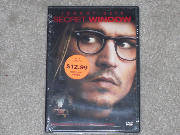 Secret Window DVD - Free Shipping