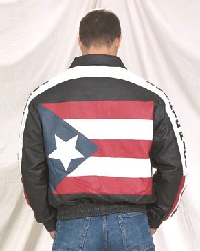 Puerto Rico Flag Jacket Z/O Lining