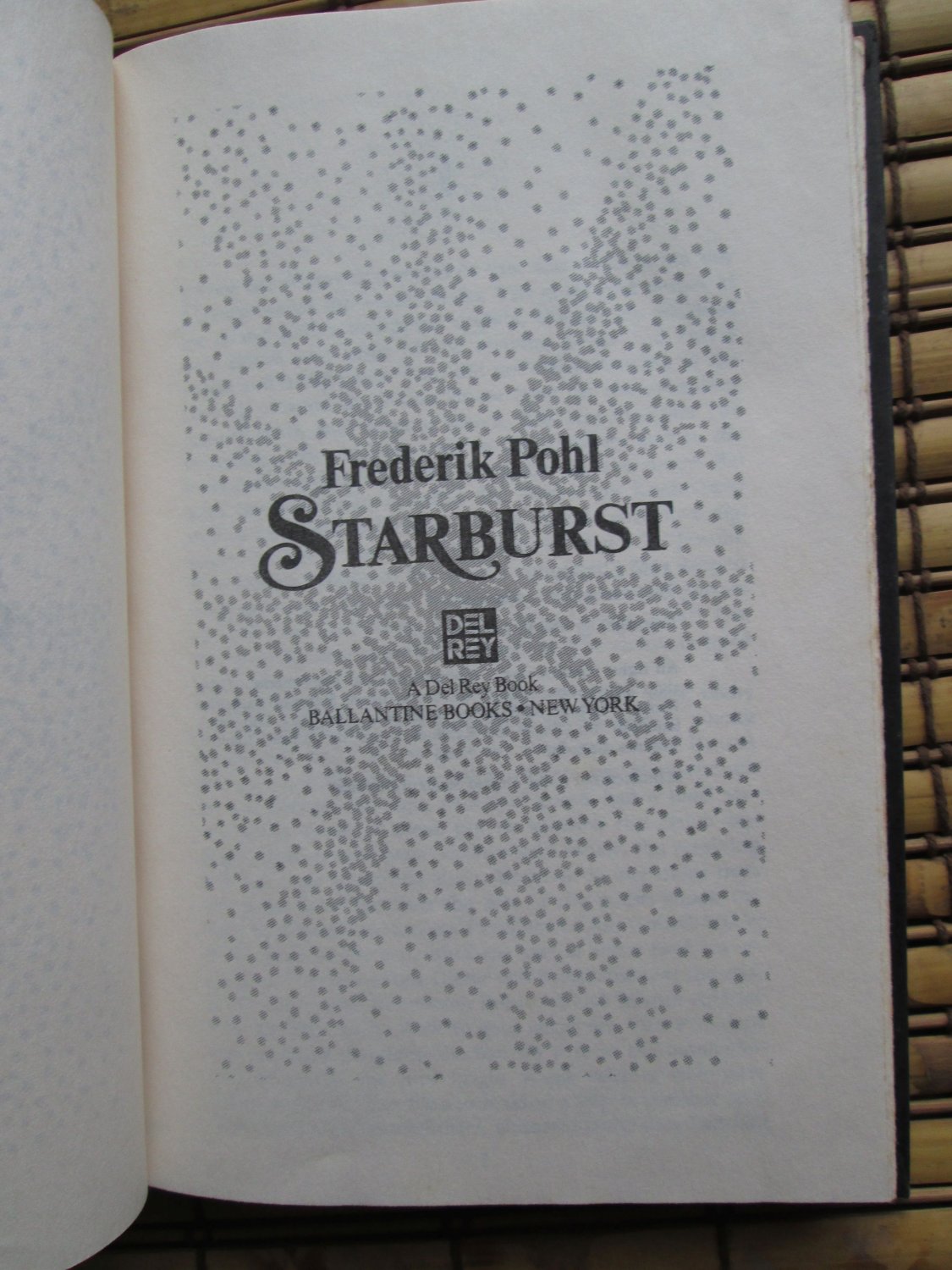 Starburst by Frederik Pohl Ballantine Books 1982
