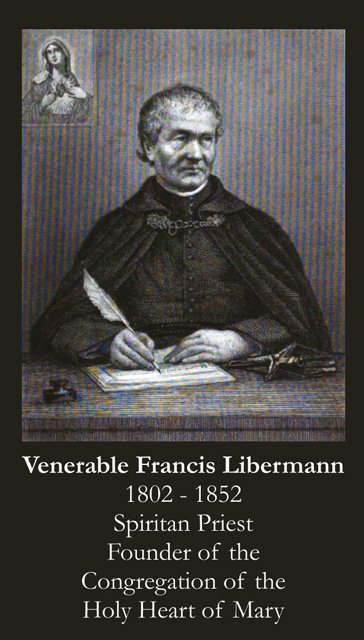 Venerable Francis Libermann Prayer Card PC#722