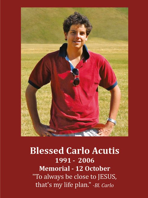 Blessed Carlo Acutis Prayer Card Pc 829