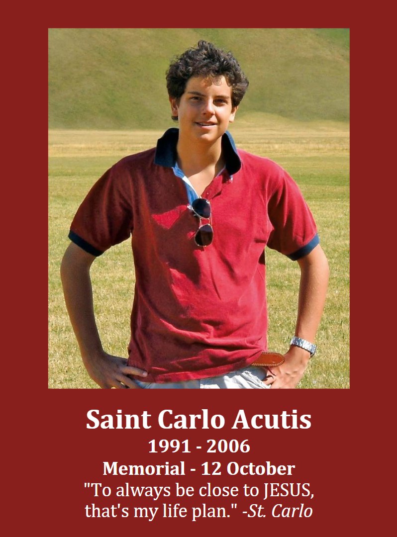 Saint Carlo Acutis Prayer Card PC-829