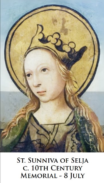 St. Sunniva Prayer Card - PC-910