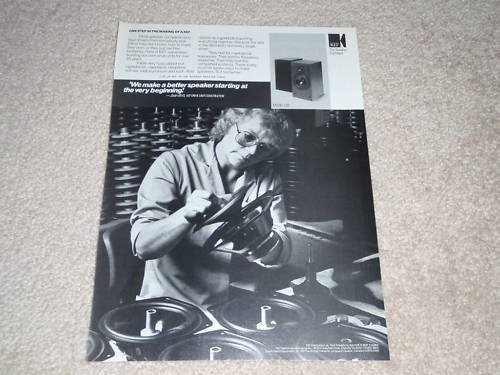 KEF C60 Speaker Ad, 1987, Article, 1 page