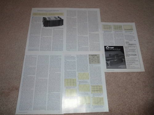 Gryphon DM100 Amplifier Review, 5 pgs, 1994, Specs,Info