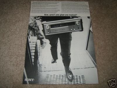 Sony 6060 Receiver Ad from 1968,Hard to find!