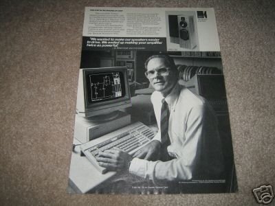 KEF C80 Speaker Ad from 1987,Nice AD! Vintage Reference