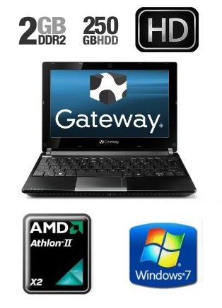 NEW GATEWAY LT3119U LAPTOP NETBOOK w/ 11.6" HD LED|AMD X2 64 DUAL CORE ...