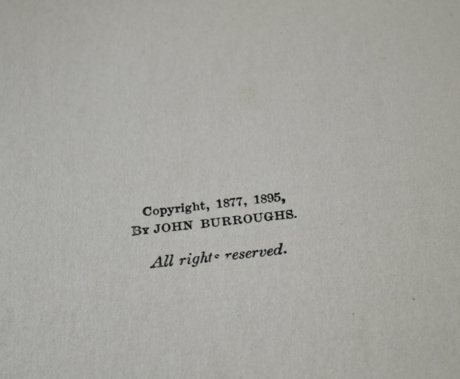 The Complete Writings of John Burroughs Vol VI Birds & Poets with Other ...